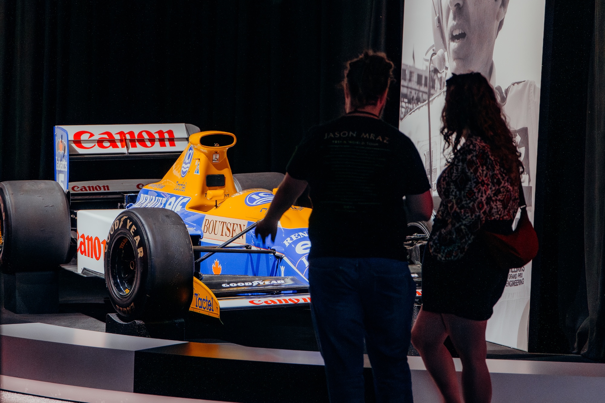 The Williams FW13B on display at The Formula 1® Exhibition Amsterdam ...